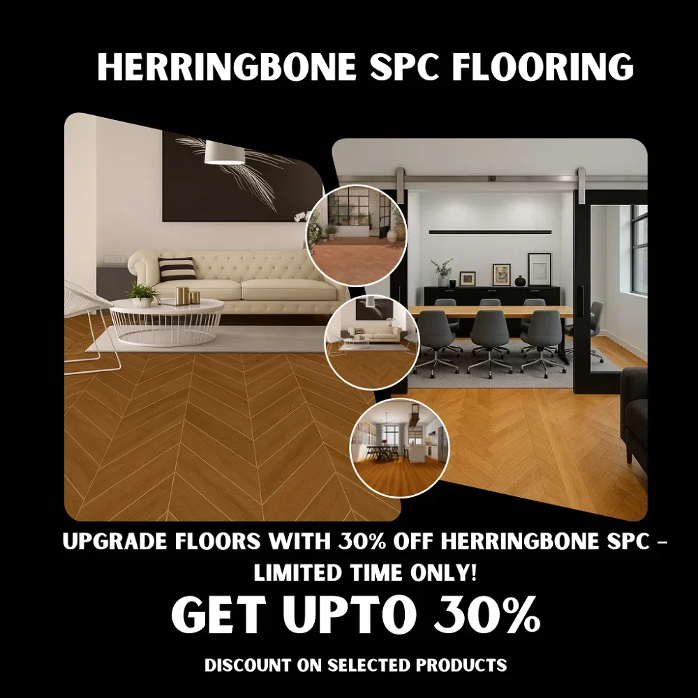 Herringbone SPC Flooring in Dubai & Abu Dhabi | High Quality