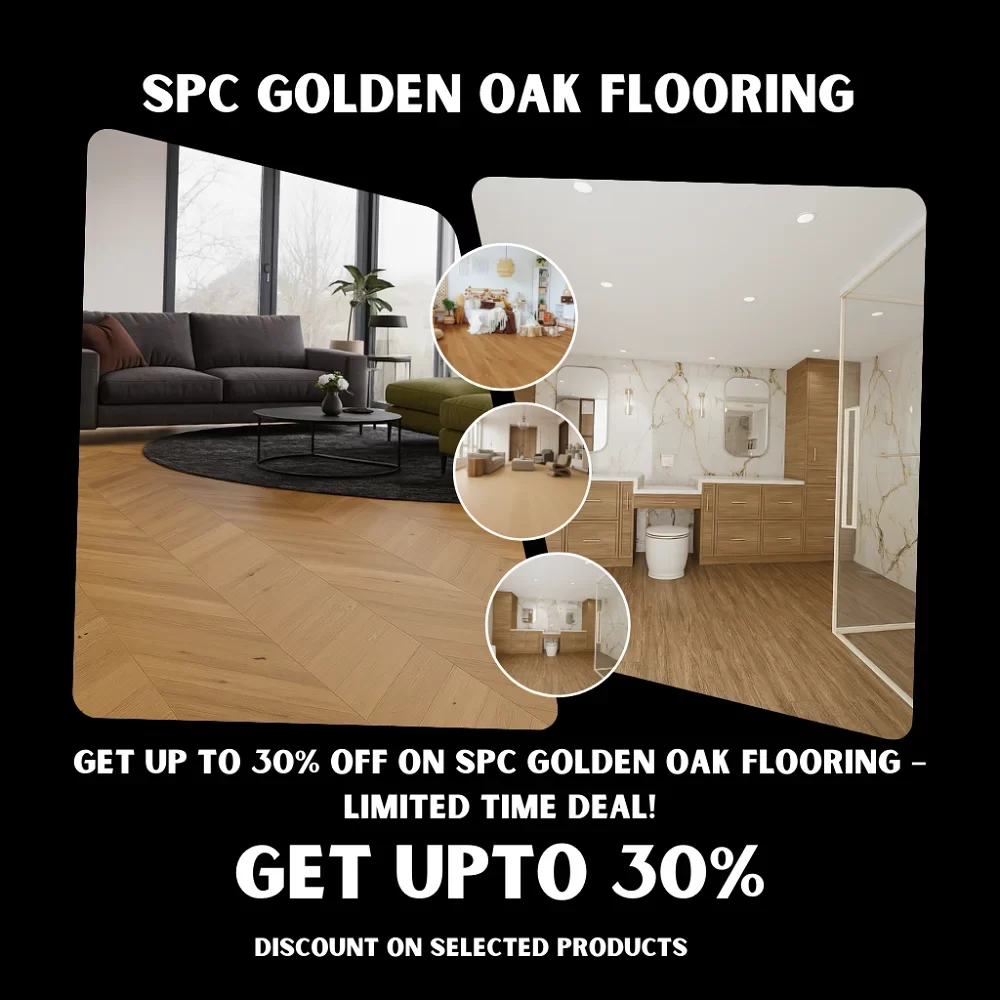 SPC Golden Oak Flooring Dubai & Abu Dhabi | Best Price Deals